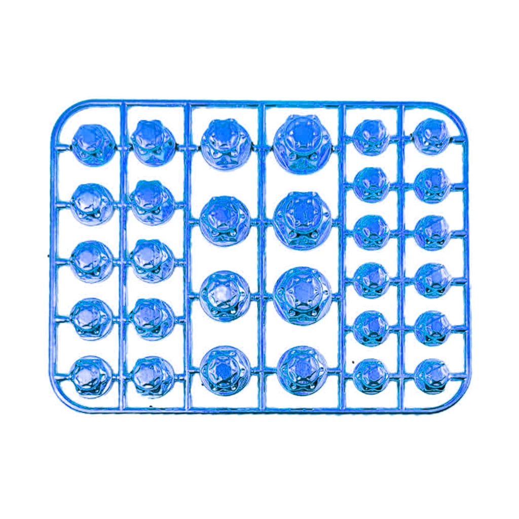 ROZYARD Motorcycle Bolt Covers 30Pcs Motorbike Screw Nut Bolt 5 Size ...