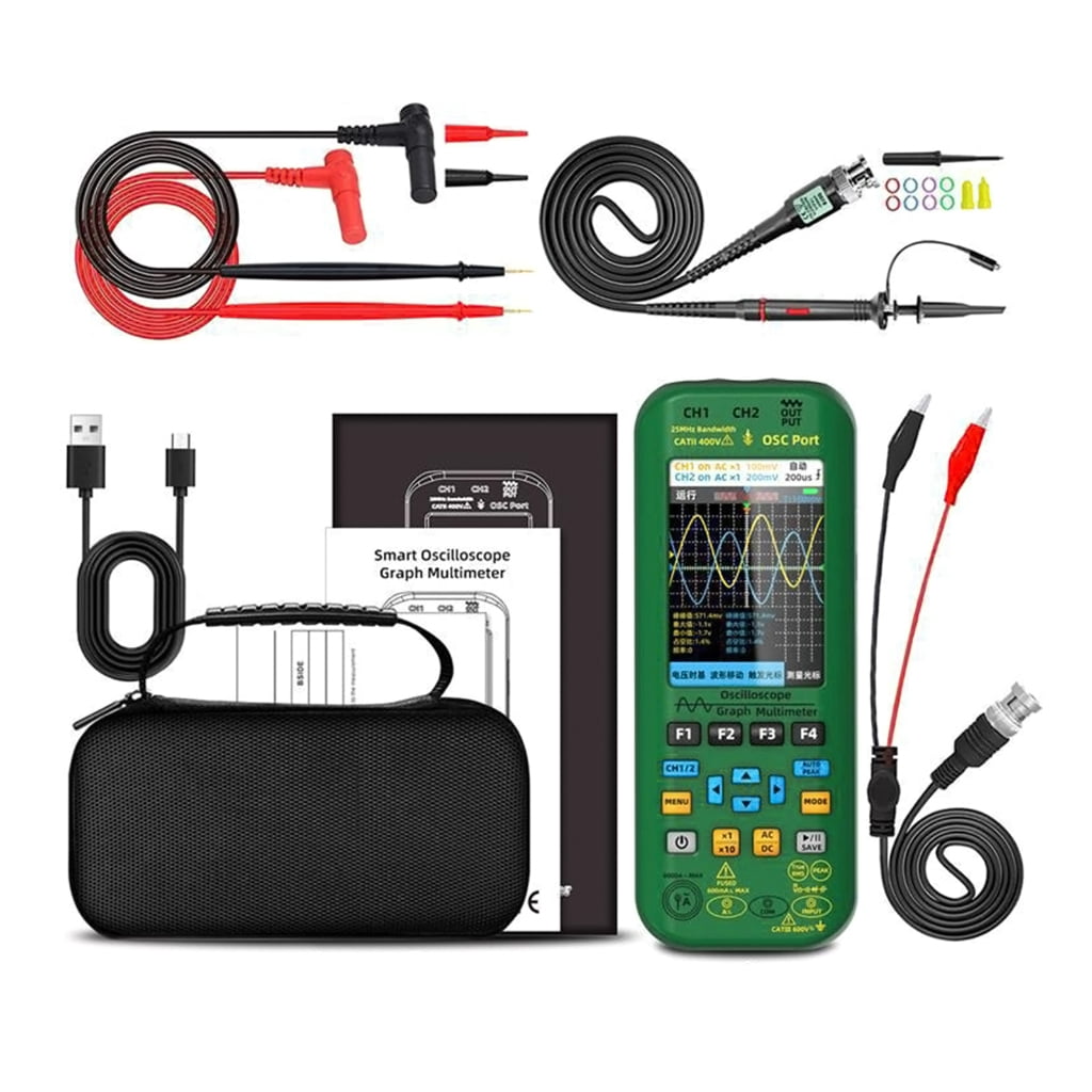 ROZYARD Multifunction Handheld Oscilloscope Multimeter Signal Generator ...