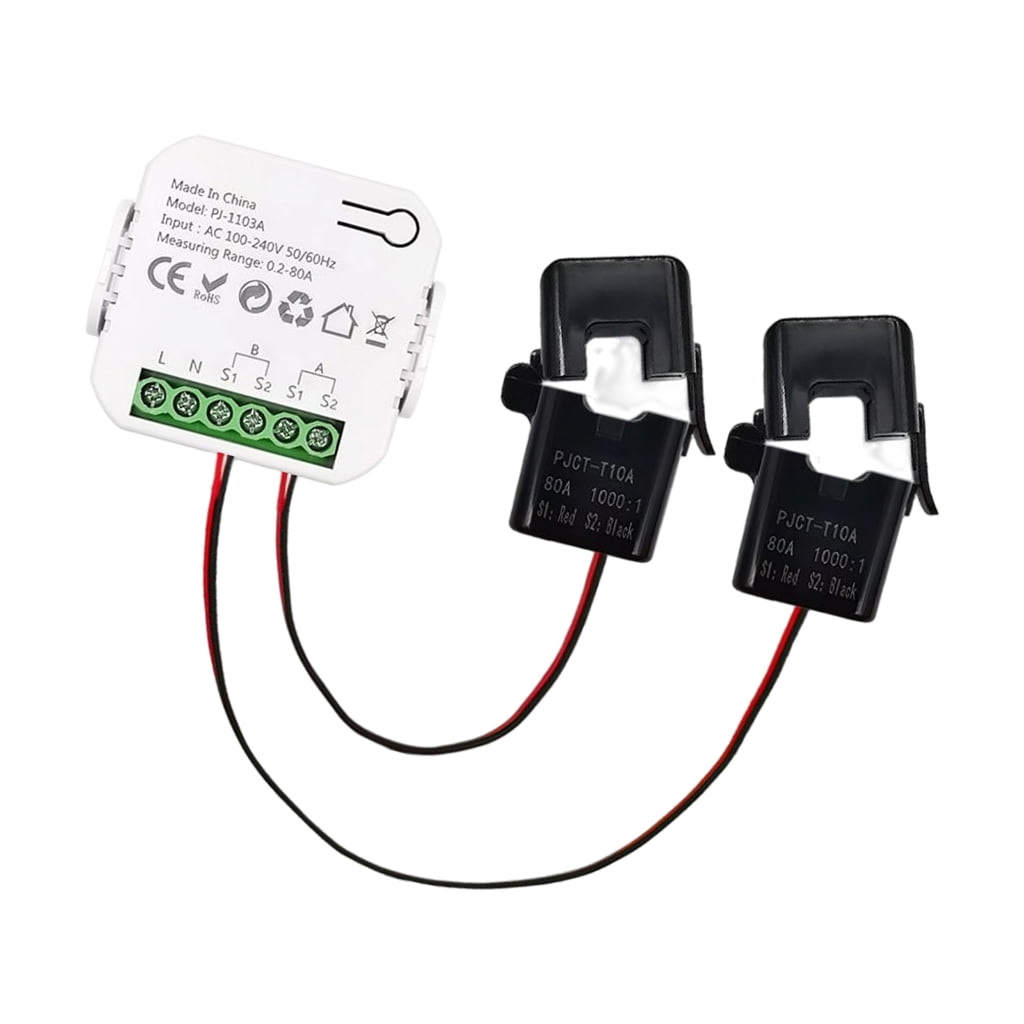 ROZYARD Multifunction Power Voltages Current Meter WiFi Energy Clamps ...