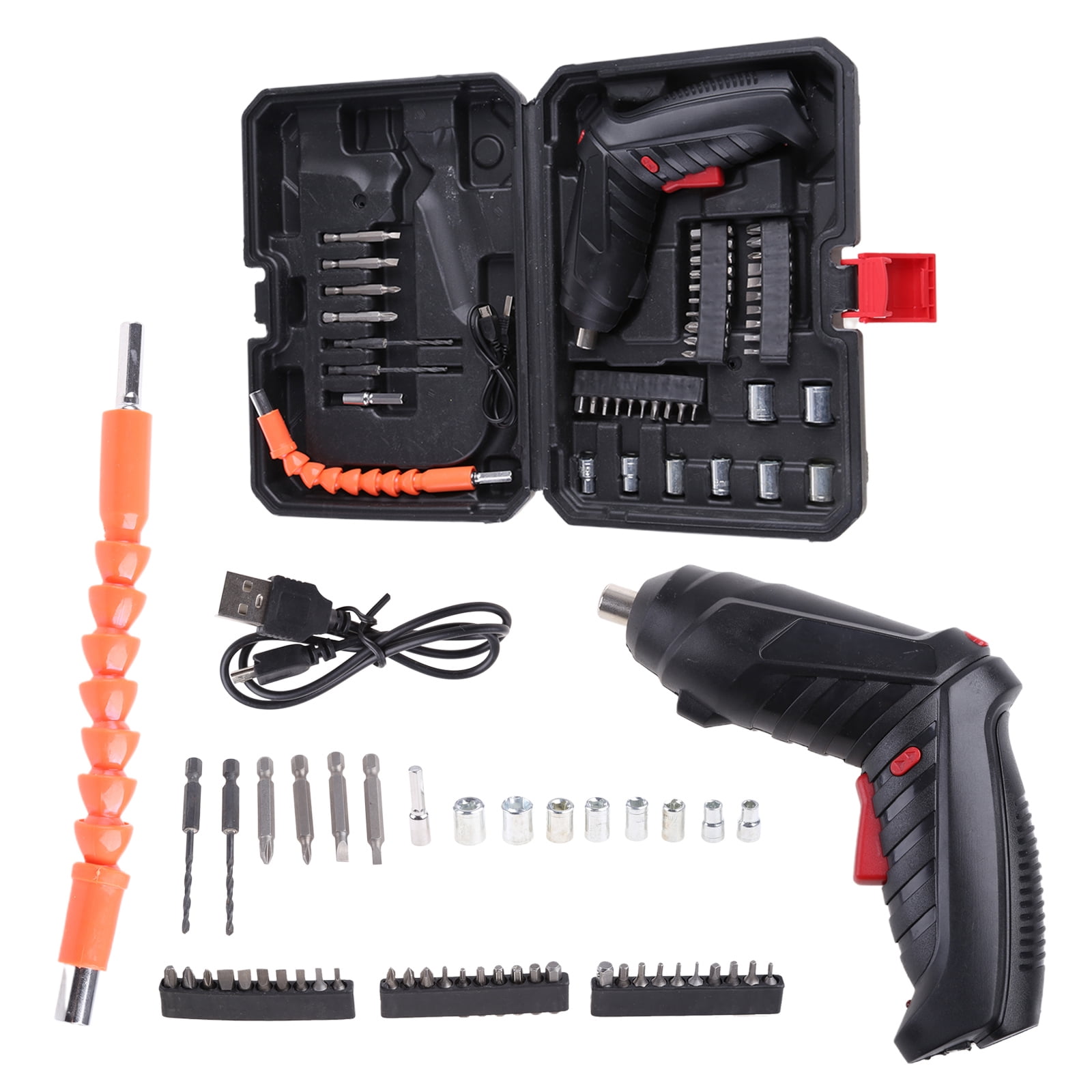 ROZYARD Multifunctional Rechargeable Mini Screwdriver Set Electric Tool ...