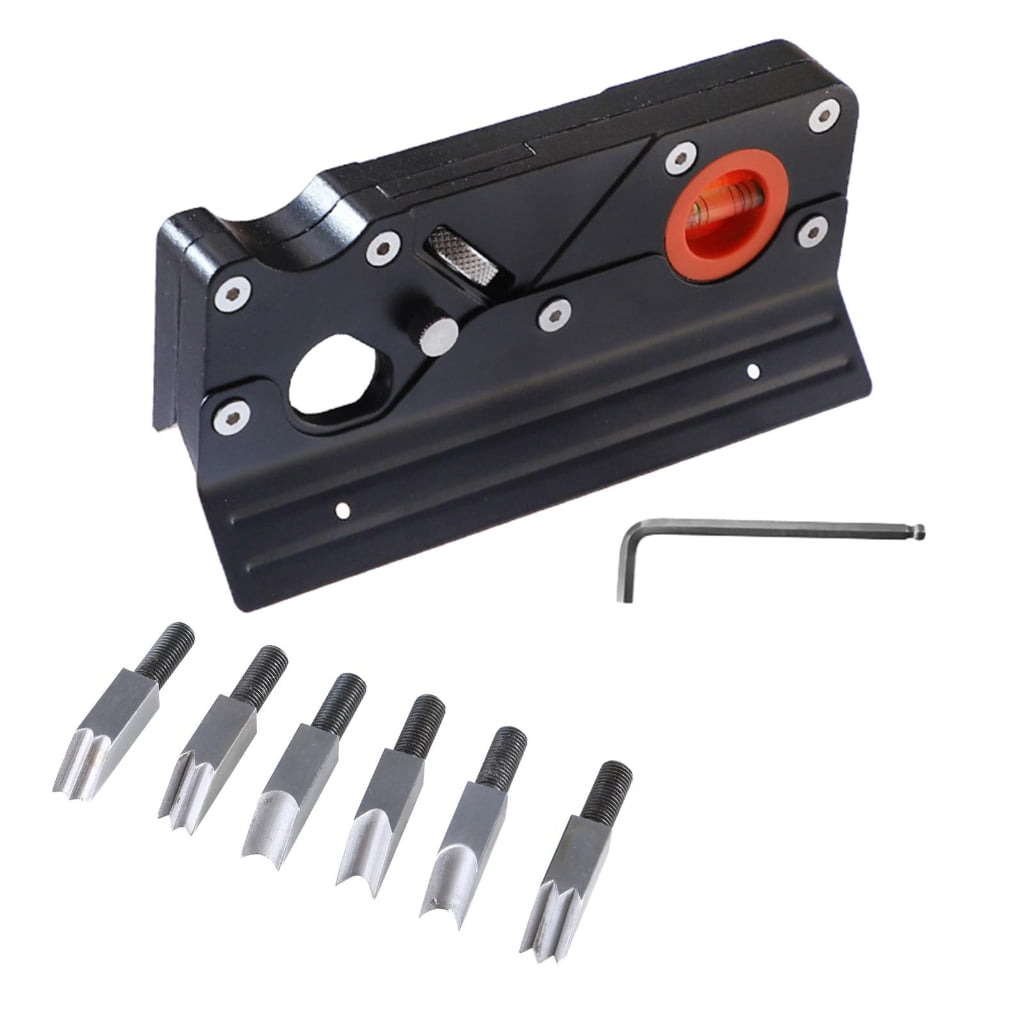 ROZYARD Multiple Head Wood Chamfer Plane Kit, Aluminum Hand Planer Tool ...