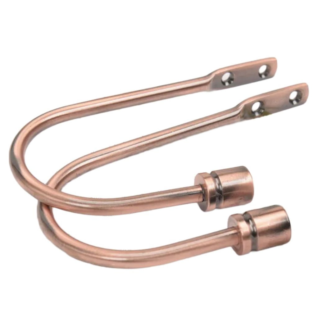 ROZYARD Multipurpose Metal Drapery Tiebacks Set of 2 Wall Mounted ...