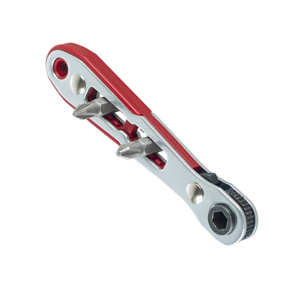ROZYARD Multipurpose Mini Ratchet Wrench Screwdriver Reversible Drive ...
