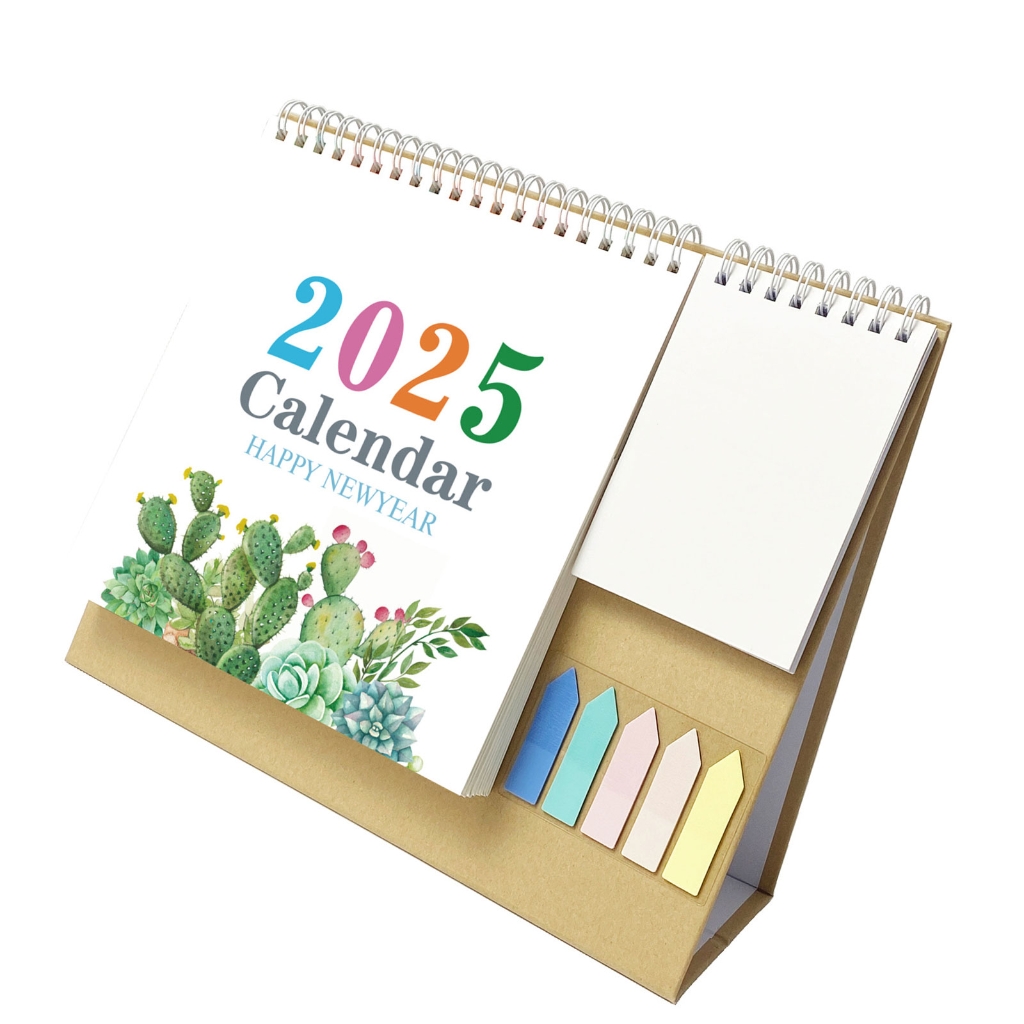 ROZYARD Office Desk Calendar Planner with Writing Pad Label from 01/ ...