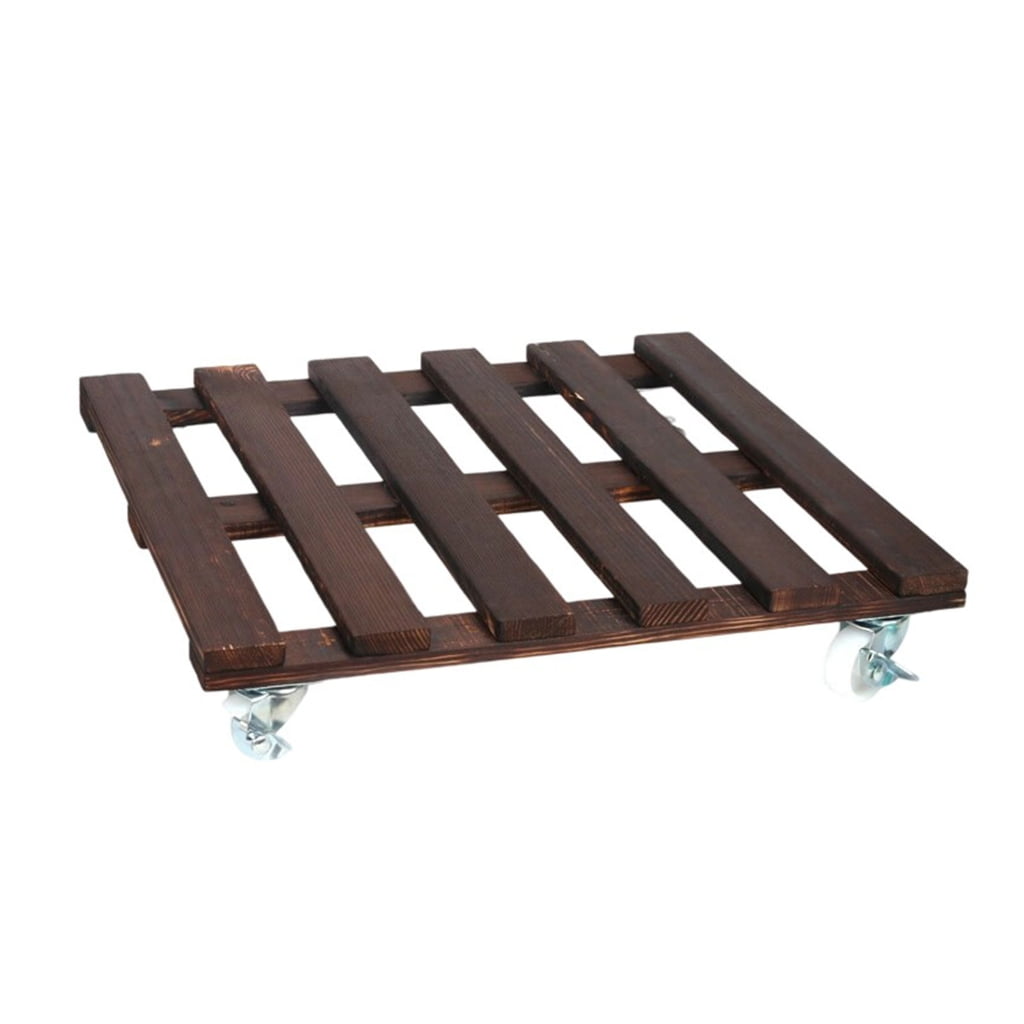 ROZYARD Outdoor Garden Pot Tray Featuring Smooth Rolling Casters And ...