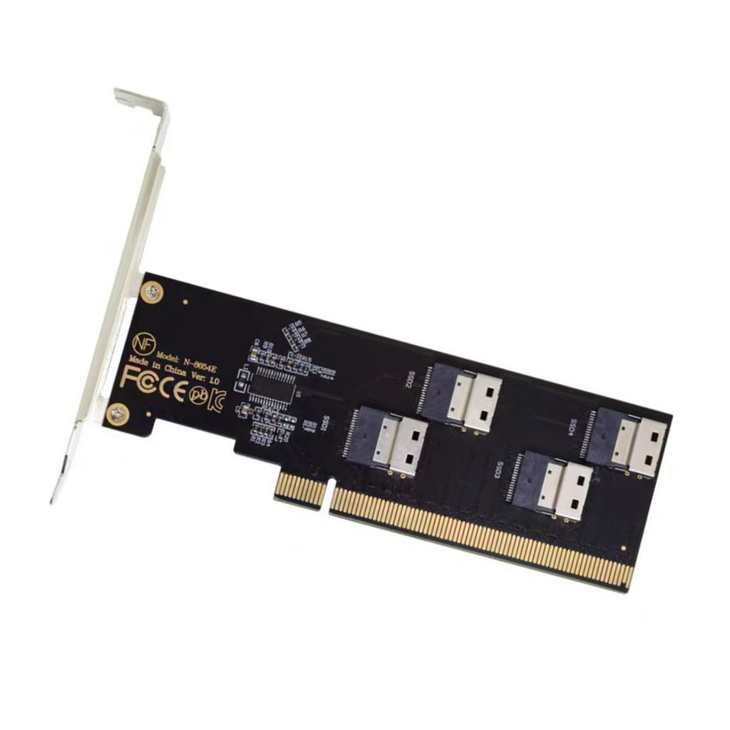 ROZYARD PCIe x16 to SFF8654 4i 8i Adapter Card Board PCIE Split Card ...