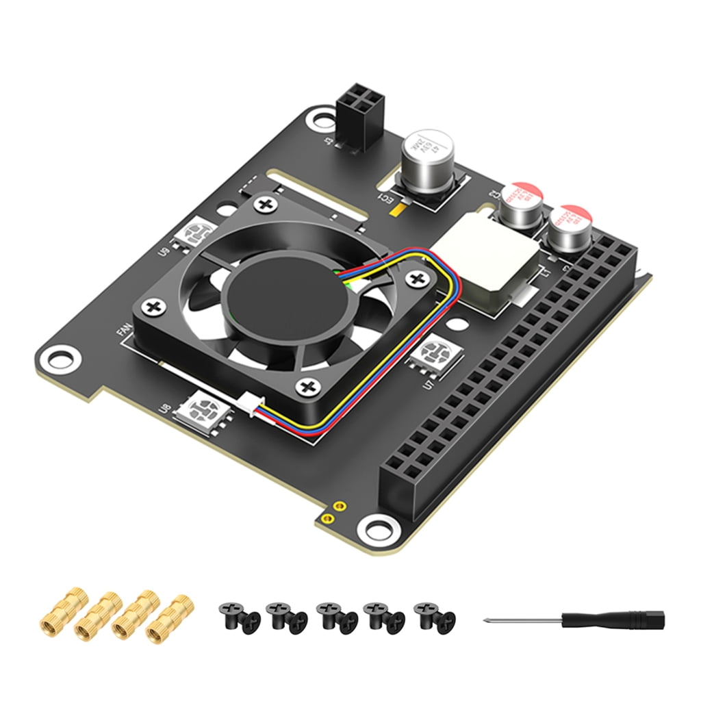ROZYARD POE HAT Ethernet Adapter Board 802.3Af/At GPIO Expansion Board ...