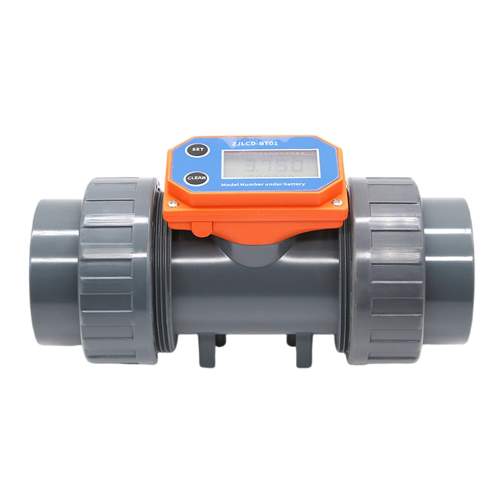ROZYARD PVC Digital Turbines Flowmeter Suitable For Measuring Water ...