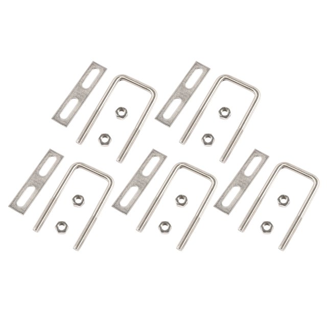 ROZYARD Pack of 5 Rectangular Square Bolts Stainless Steel Designs for ...
