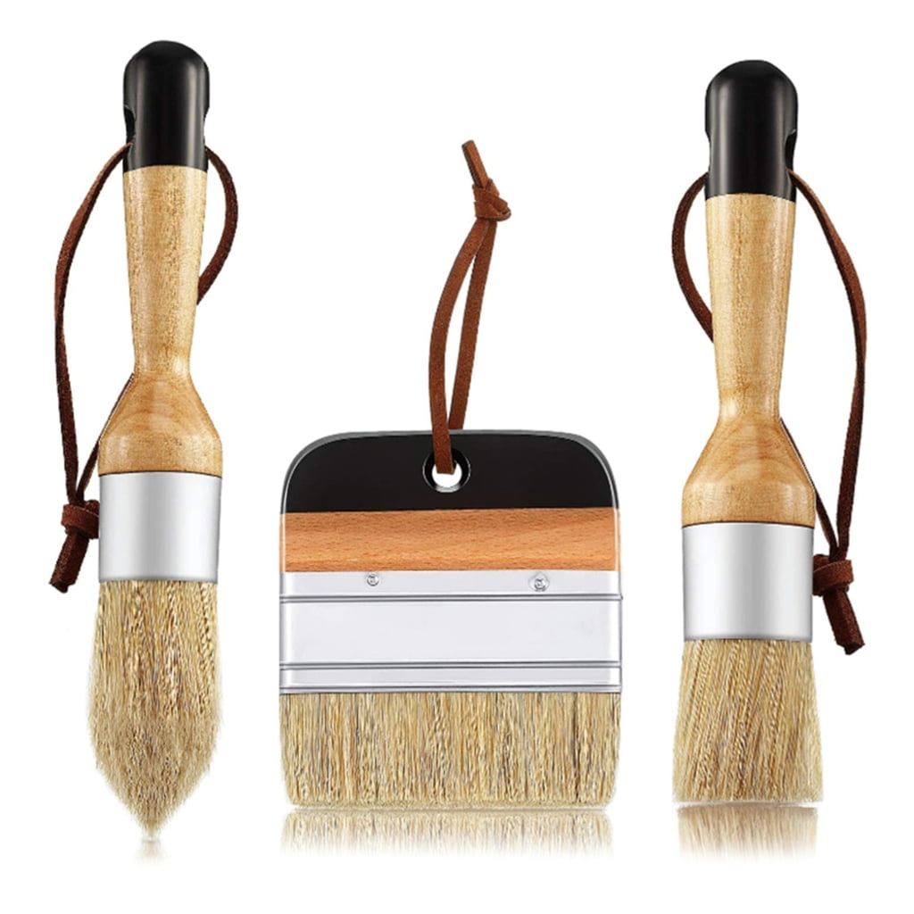 ROZYARD Painting Brushes Set with Soft Pig Hair Art Painting Brushes ...