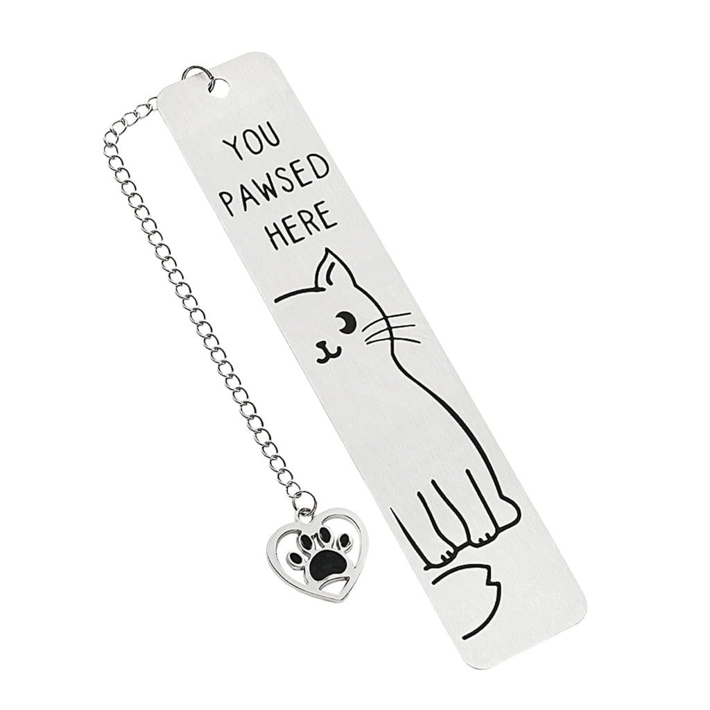 ROZYARD Pendant Bookmarks Cats Bookmarks Book Page Divider for Teacher ...
