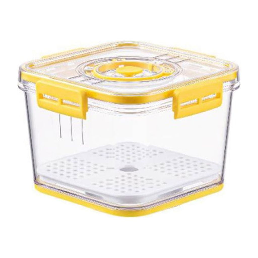 ROZYARD Plastic Refrigerator Airtight Food Storage Box Clear Sealed ...