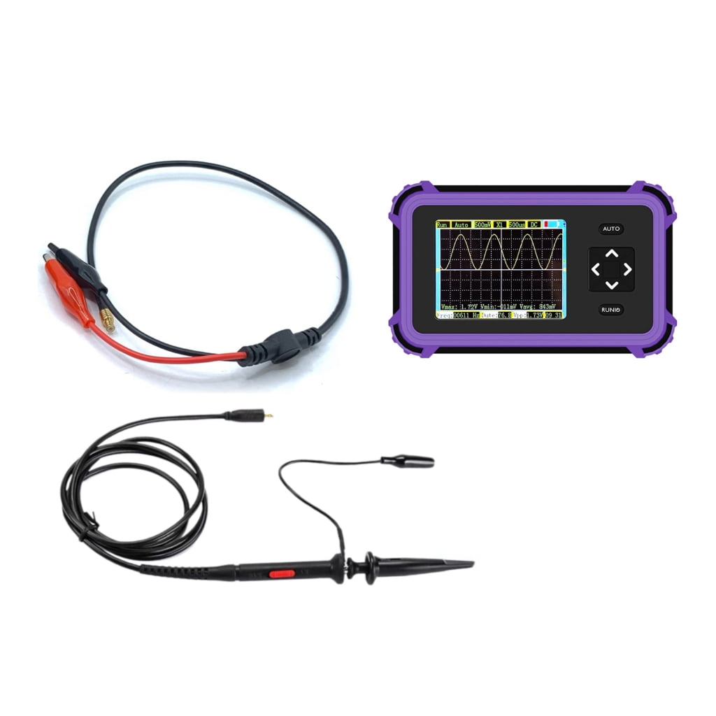 ROZYARD Pocket Size Oscilloscope Built In Battery Oscilloscope 8.33MSa ...