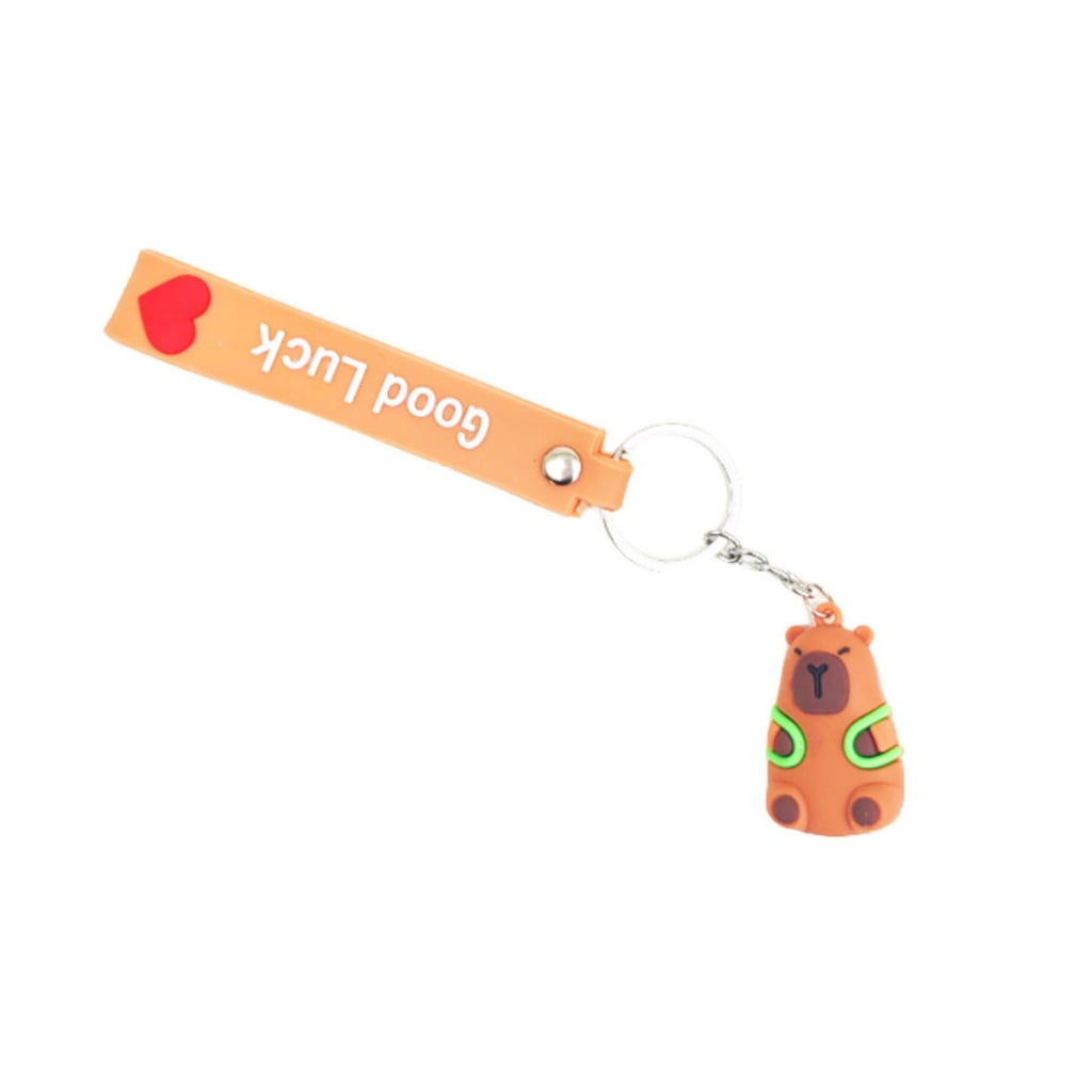 ROZYARD Portable Fashion Trinket Capybara Collector Keychain Holder ...