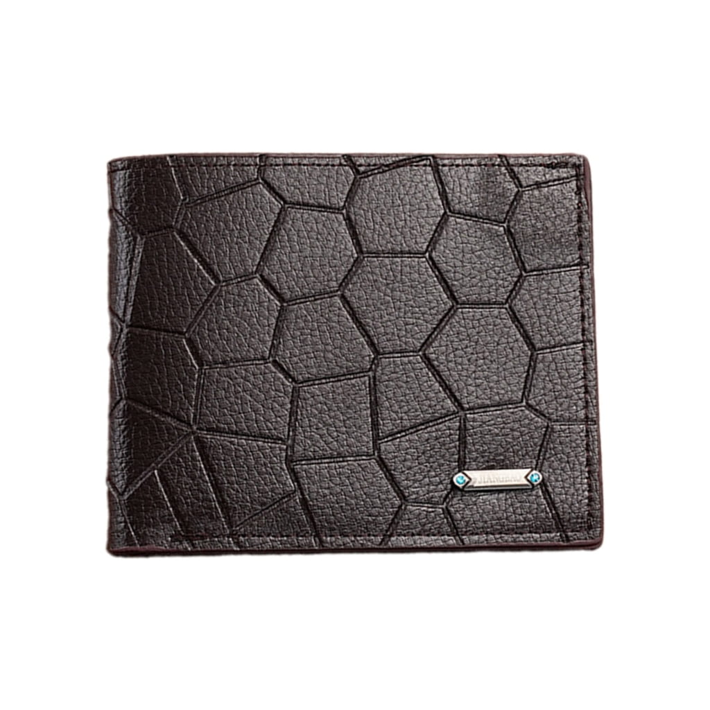 ROZYARD Portable Short Wallets Credit Card Holder PU Bifold Slim Wallet ...