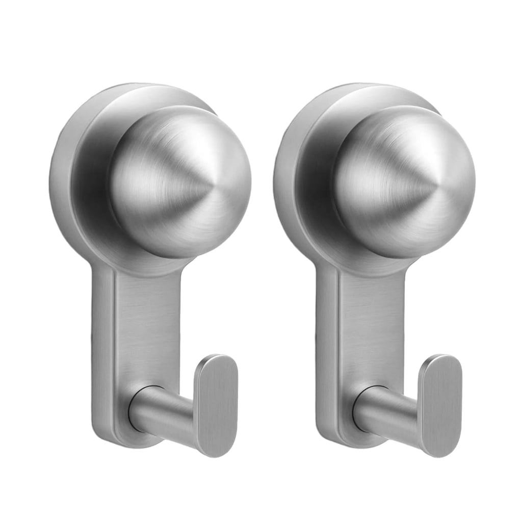 ROZYARD Practical Stainless Suction Cup Hook 5kg Capacity Bathroom Wall ...