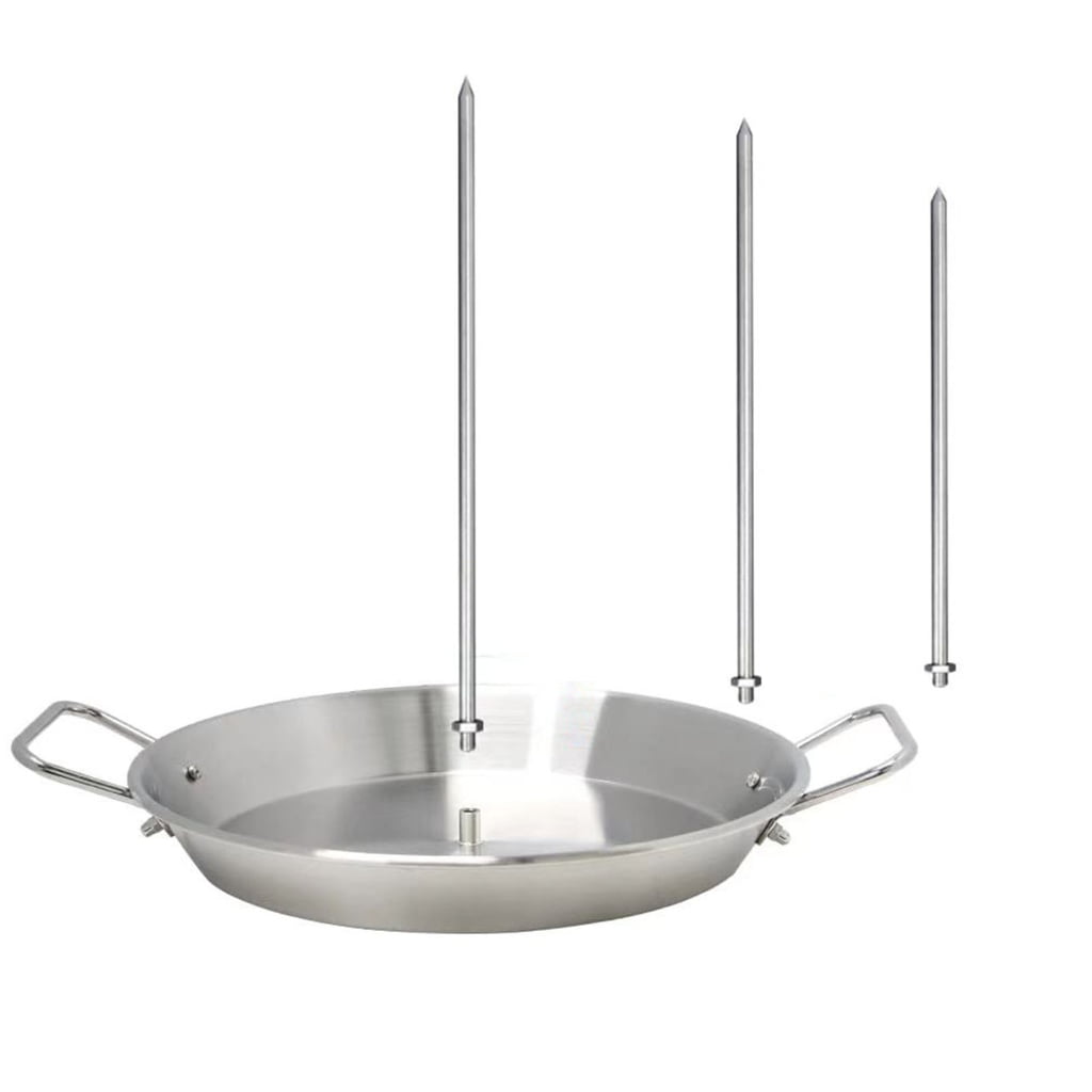 ROZYARD Premium Stainless Steel Vertical Grills Skewers Set 3 Spikes ...