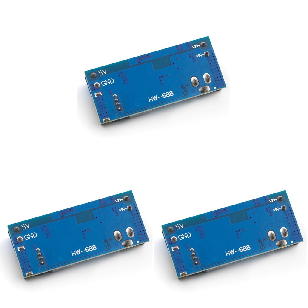 ROZYARD Professional 24V/12V to 5V Voltages Reducers Module With Short ...