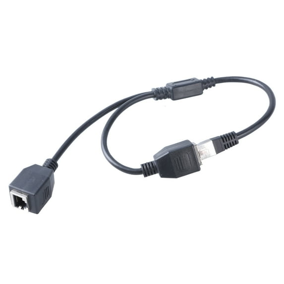 ROZYARD RJ45 Ethernet Splitter Adapter Cable J45 1 Male to 2 Female ...