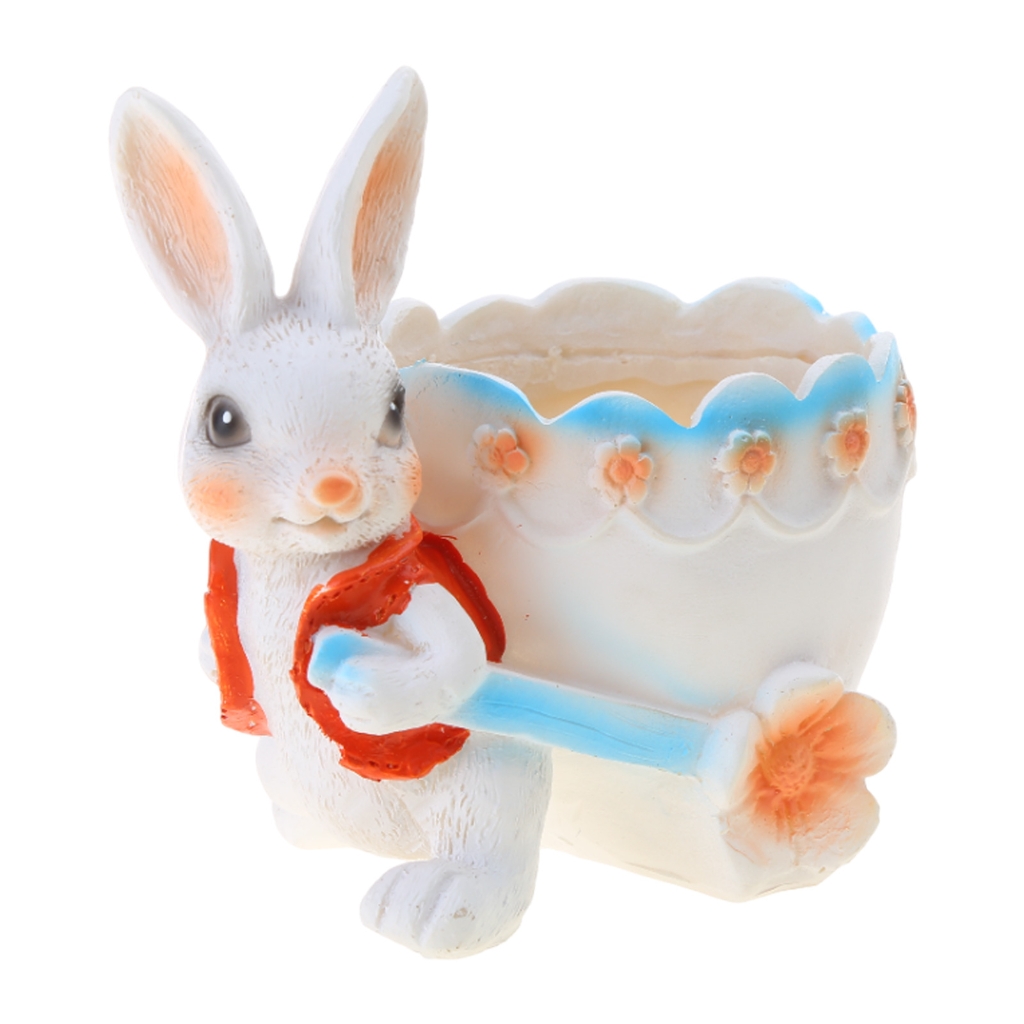 ROZYARD Rabbit Flower Pots Succulents Planter Garden Pots Decorative ...