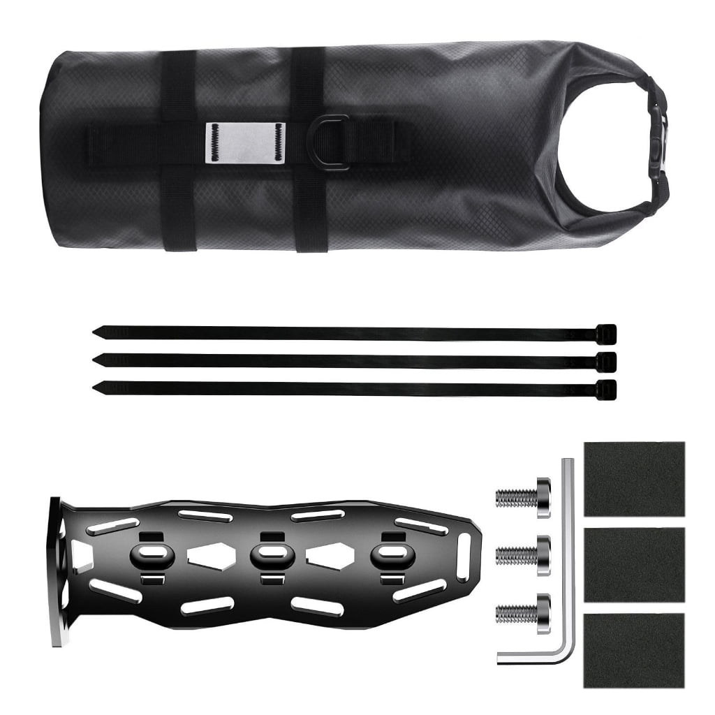 ROZYARD Road Bike Front Fork Bag with Front Bike Rack Waterproofs 5L ...