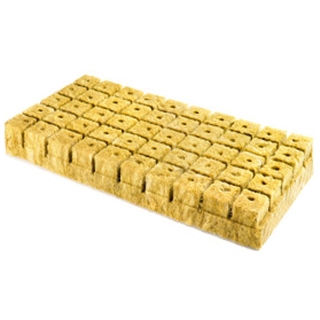 ROZYARD Rock Wool Cubes Garden Rock Wool Stonewool Grow Cubes Starter ...