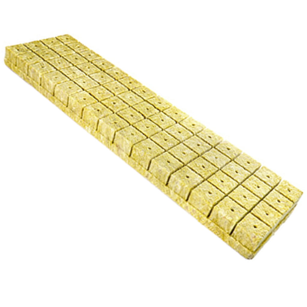 ROZYARD Rock Wool Cubes Garden Rock Wool Stonewool Grow Cubes Starter ...