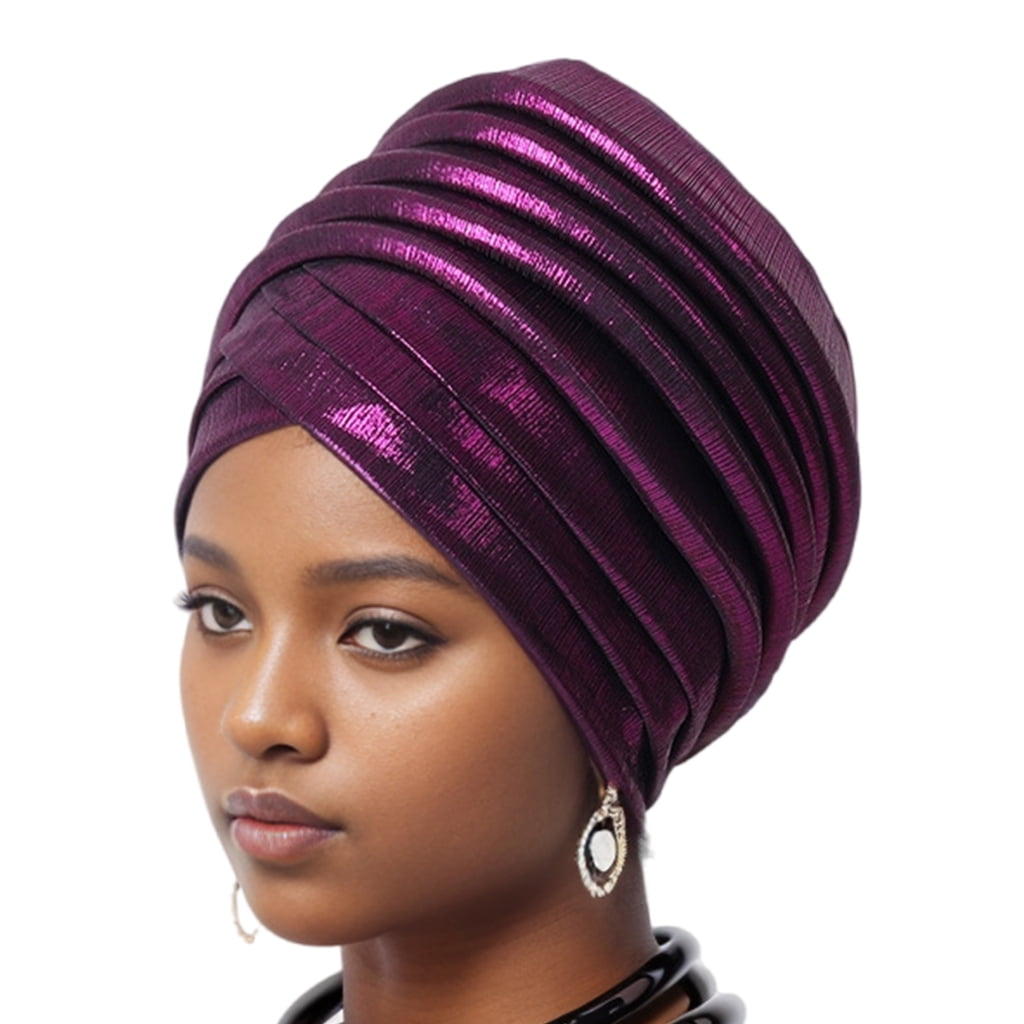 ROZYARD Shining Turban Lifter Volumn Hijab Bonnet Hat for Female ...