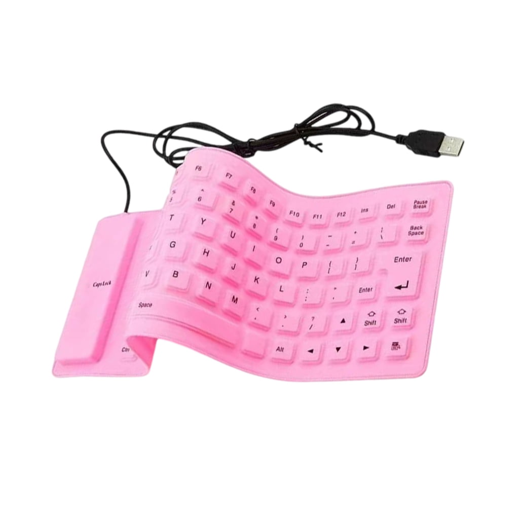 ROZYARD Silents Typing Silicone Keyboards 85Keys USB Wireds Keyboards ...