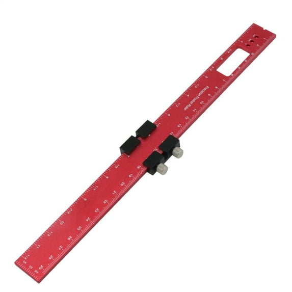 ROZYARD Slide Stop Marking Ruler Metric Inch Measuring Wood Working ...