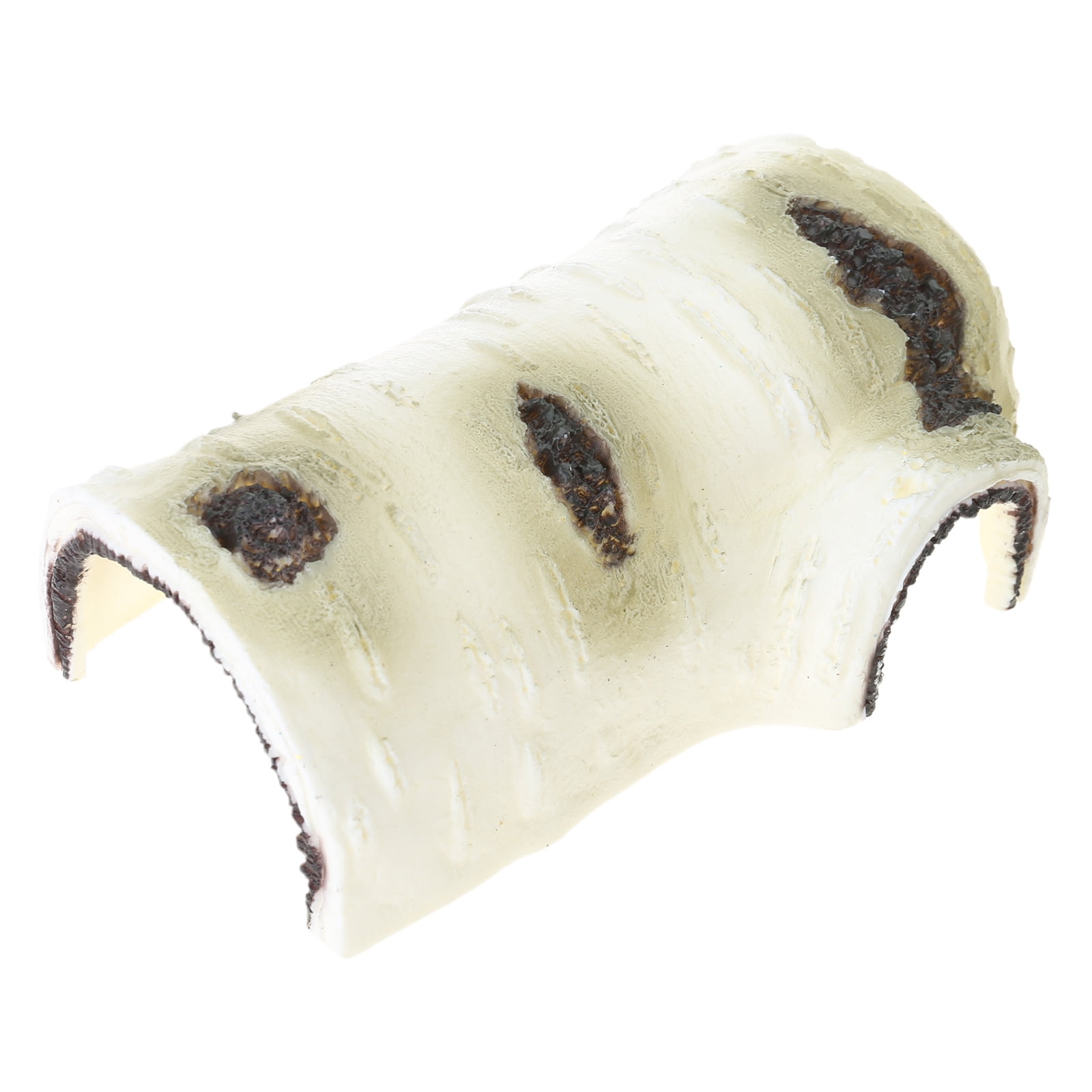 ROZYARD Snake Hide Small Reptile Caves Artificial Birch Log Reptile ...