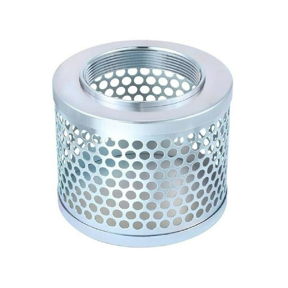 ROZYARD Solid Blocking Pump Strainer Basket Filter Round Hole Design ...
