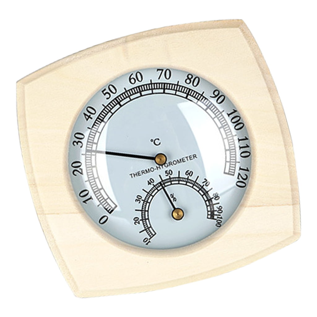 ROZYARD Solid Wood Indoor Thermometers for Precise Humiditys and ...