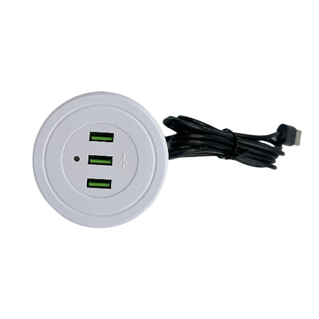 ROZYARD Space Saving Double USB Power Socket 2 USB Port 170CM Cable ...