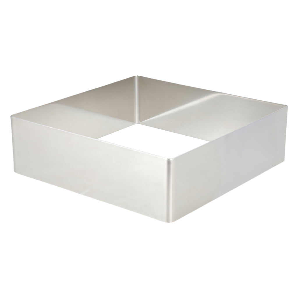ROZYARD Square Mousse Mold Stainless Steels Cake Rings Cake Molds Rings ...