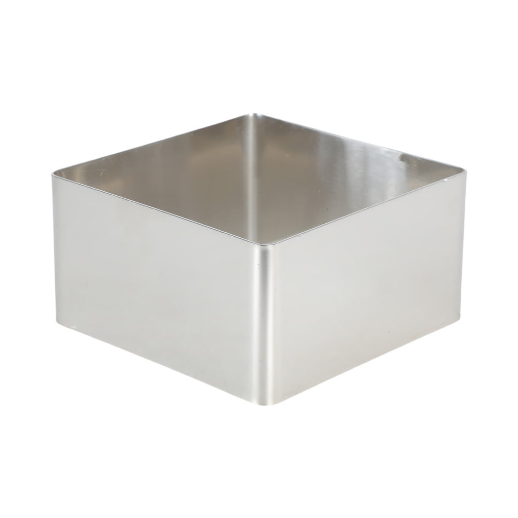 ROZYARD Square Mousse Mold Stainless Steels Cake Rings Cake Molds Rings ...