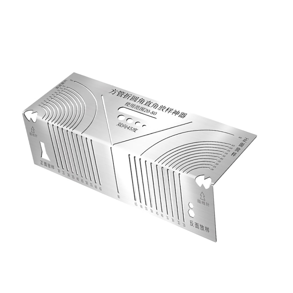 ROZYARD Stainless Scriber Marking Ruler Angles & Marking Tool for ...