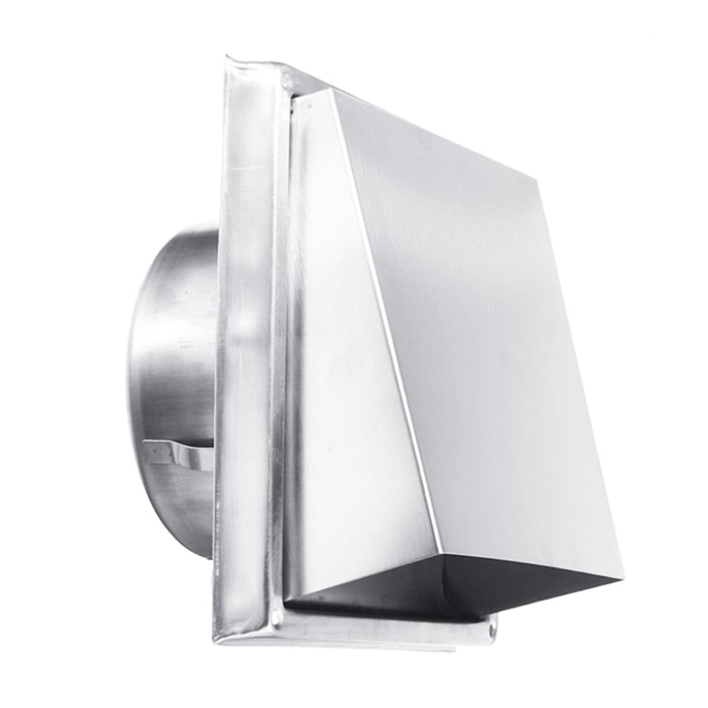 ROZYARD Stainless Steel External Wall Rain Hat Square Air Outlet Wall ...