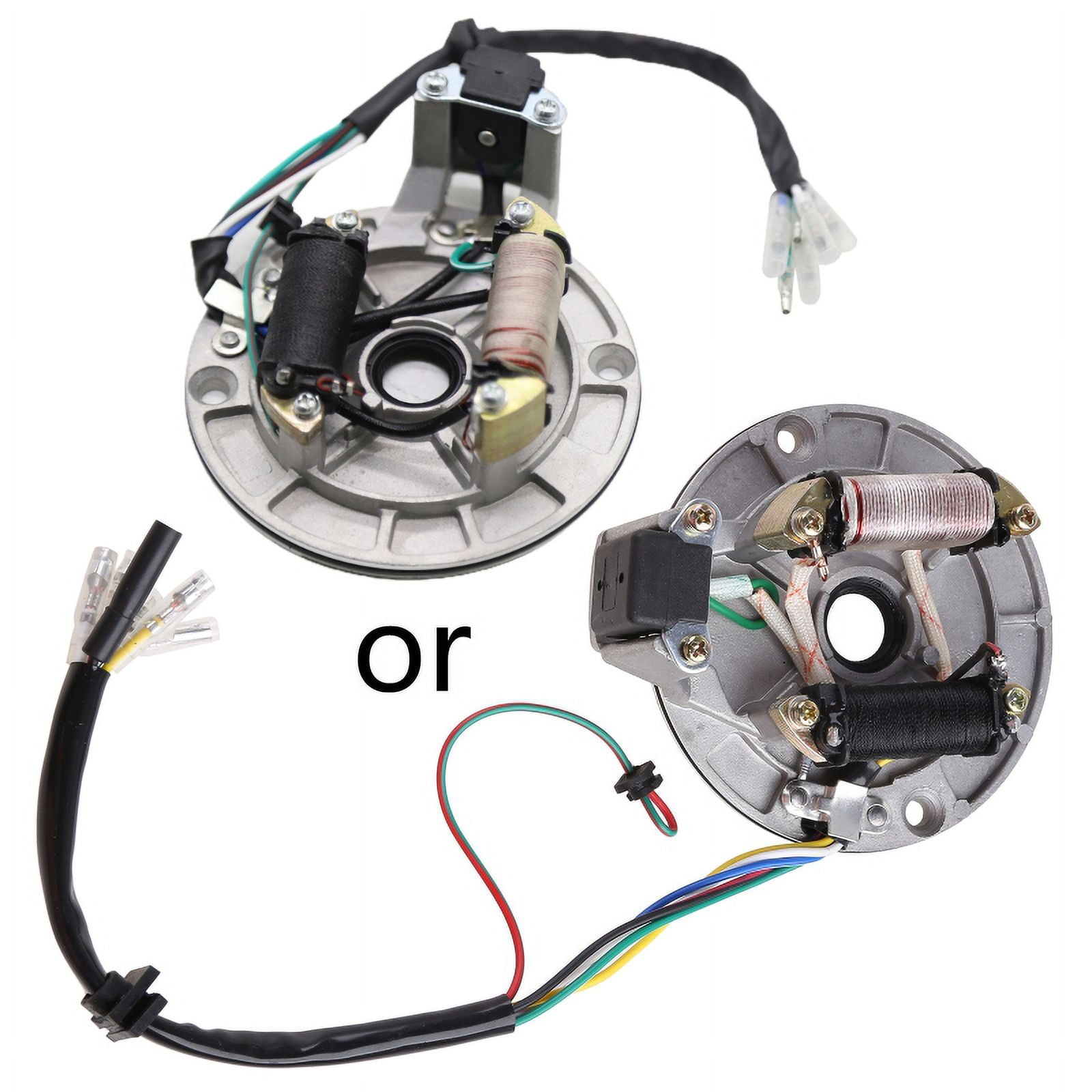 ROZYARD Stator Coil Magneto Coil Rotor Replaces Pit/Dirt Bike 70cc 90cc ...