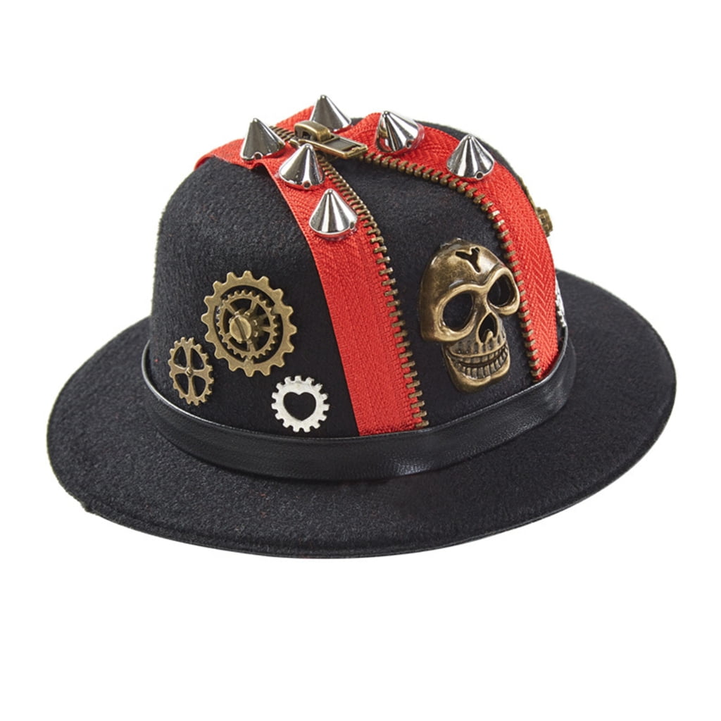 ROZYARD Steampunk Top Hat Steampunk Bowler Hat Steampunk Time Traveler ...