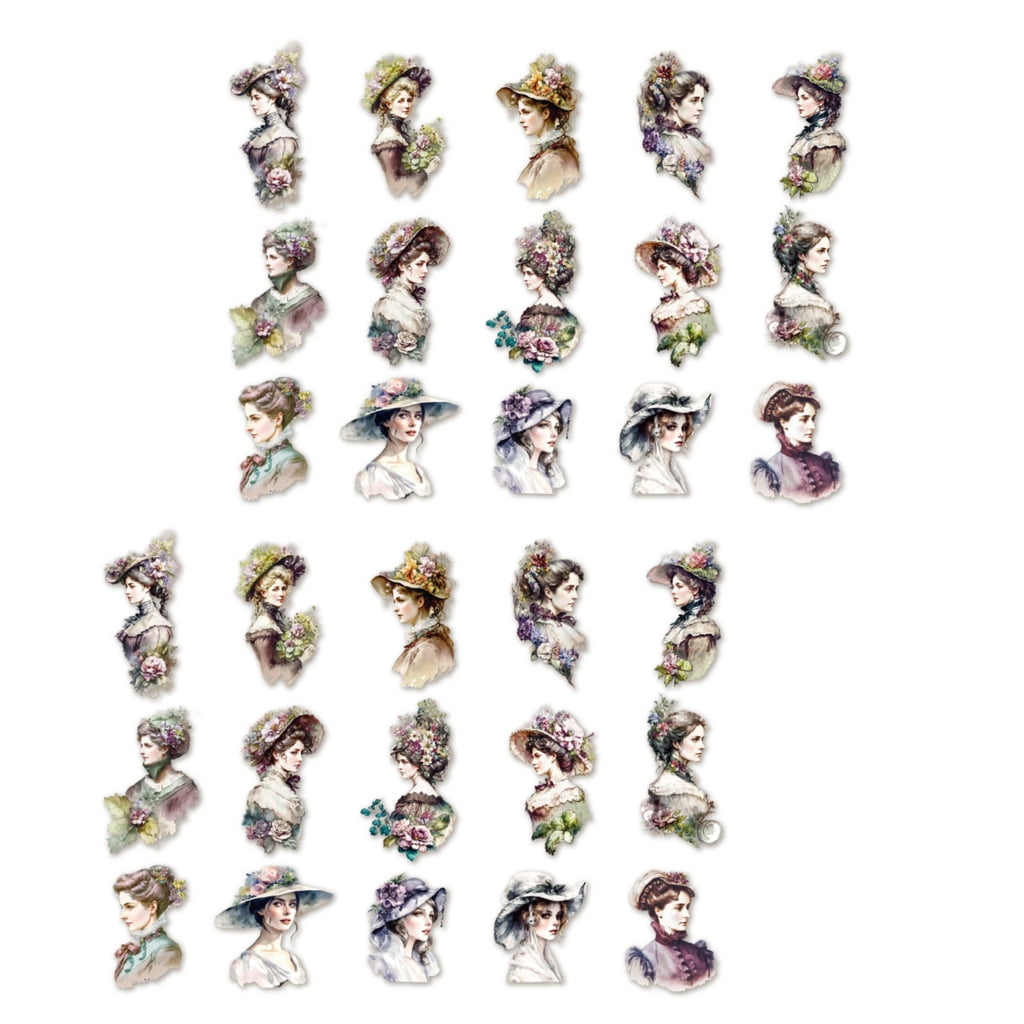 ROZYARD Sticker Booklet, 1 Sheet Decorative Sticker for Scrapbooking ...