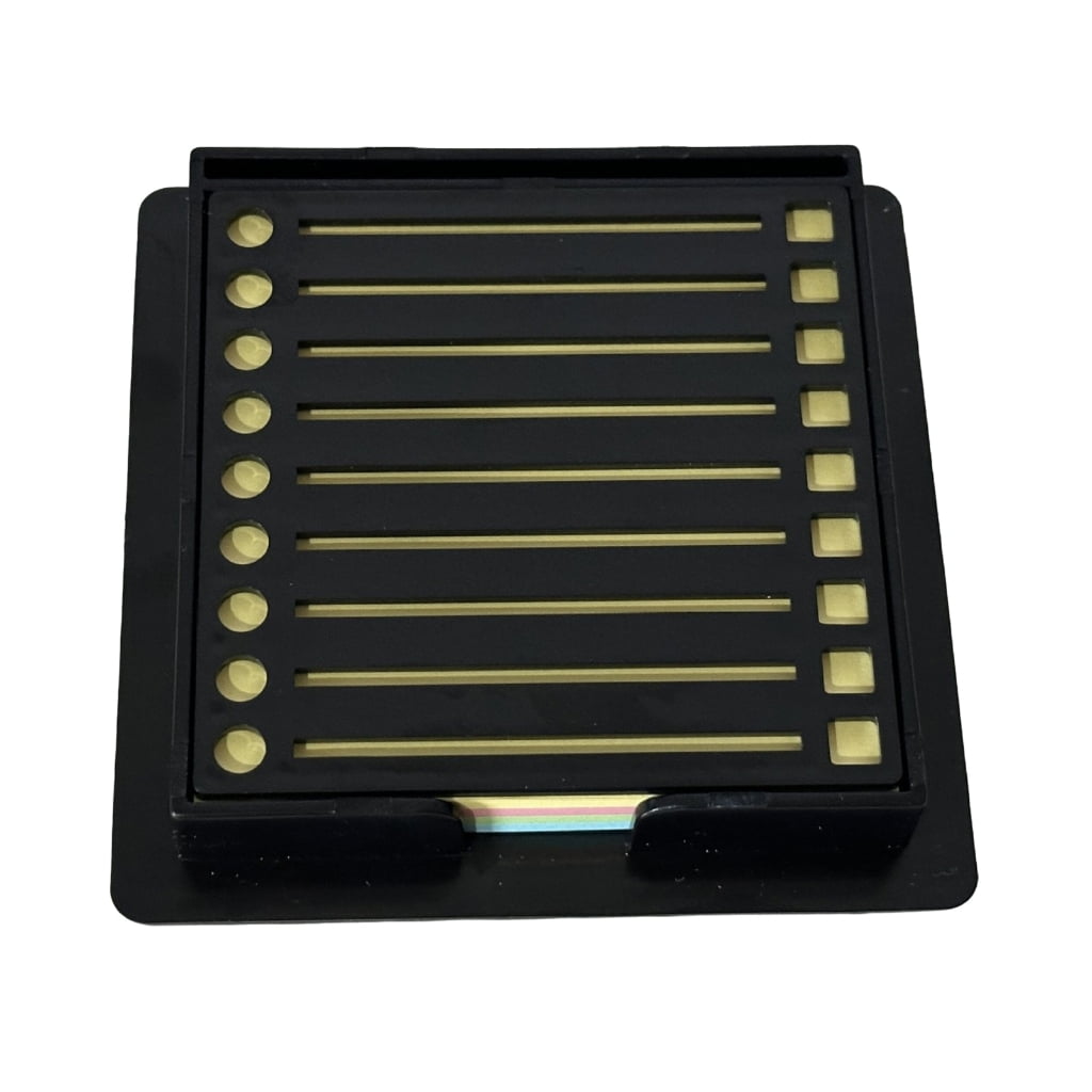 ROZYARD Sticky Notes Holder with Stencil Notepads Holder Note Dispenser ...