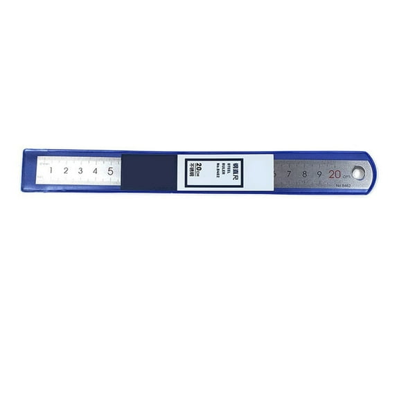 ROZYARD Straight Ruler Metal Ruler with Scale Stainless Steel Ruler for ...