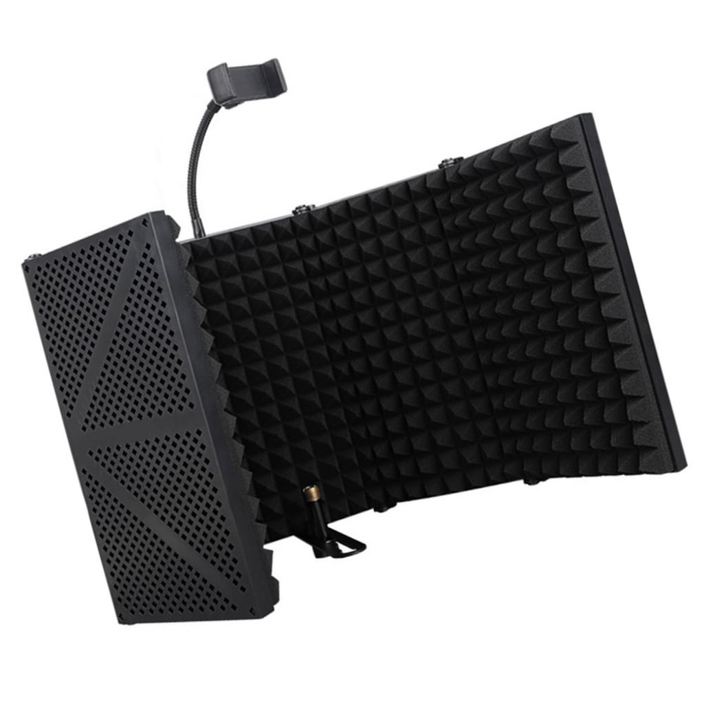ROZYARD Studio Grade Sound Isolations Shield with 5 Sides Sound ...