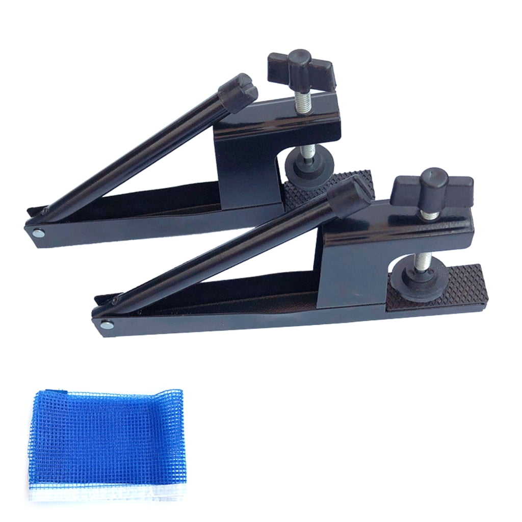 ROZYARD Table Tennis Net and Post Set Adjustable Screw Clamps Post ...