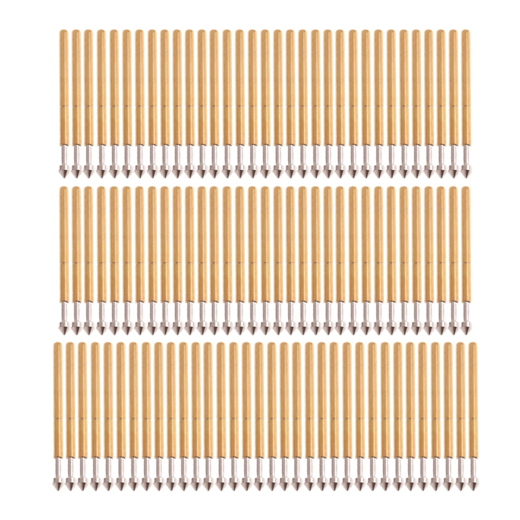 ROZYARD Test Probe Set 100Pcs Metal Spring Test Probe Pin Current ...