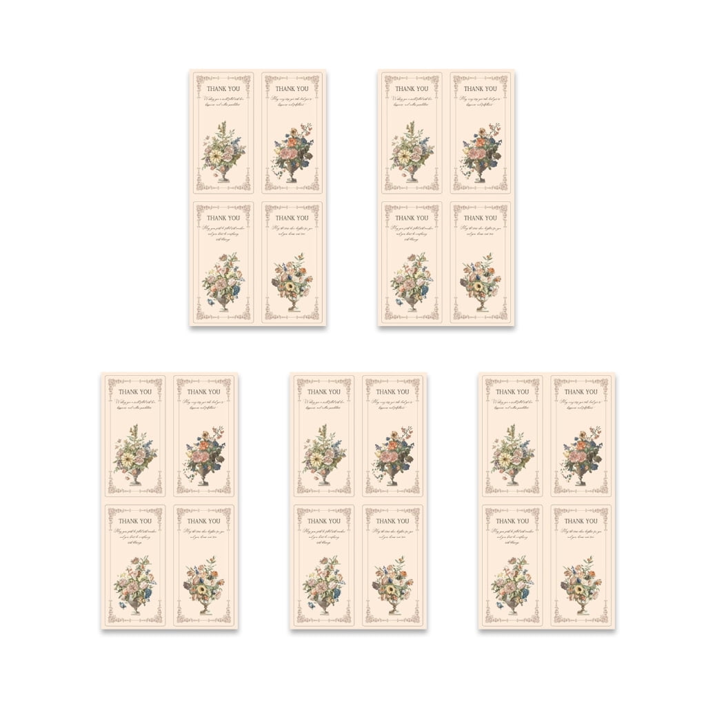 ROZYARD Thank You Stickers Self-Adhesive Seal Label for Small ...
