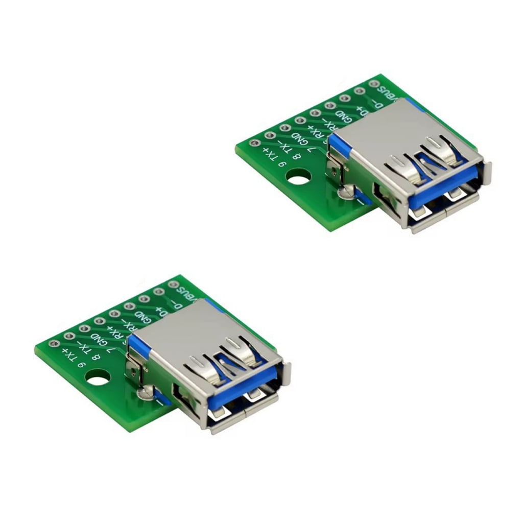ROZYARD USB3.0 Female Connectors DIP Board for Breadboard Integration ...