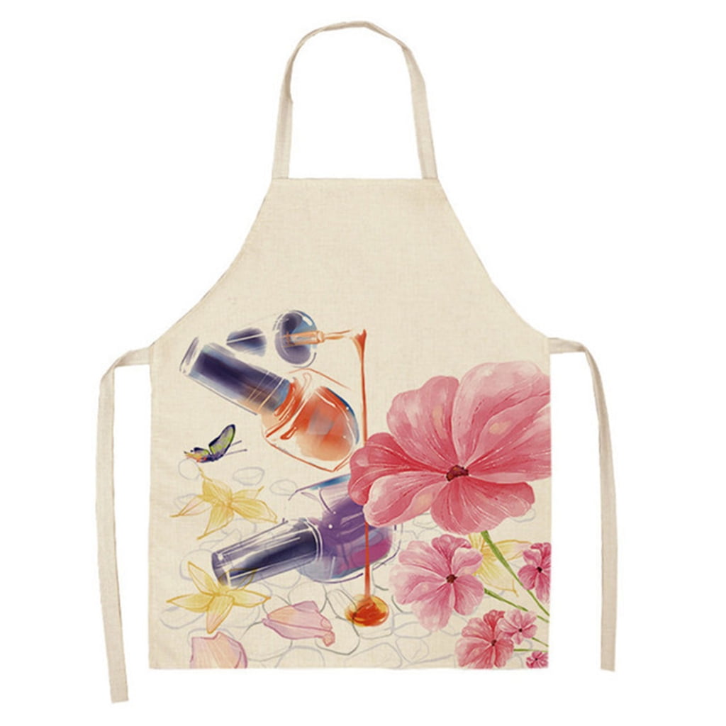 ROZYARD Unisex Fashion Apron Funny Nail Polishes Theme Aprons for Women ...