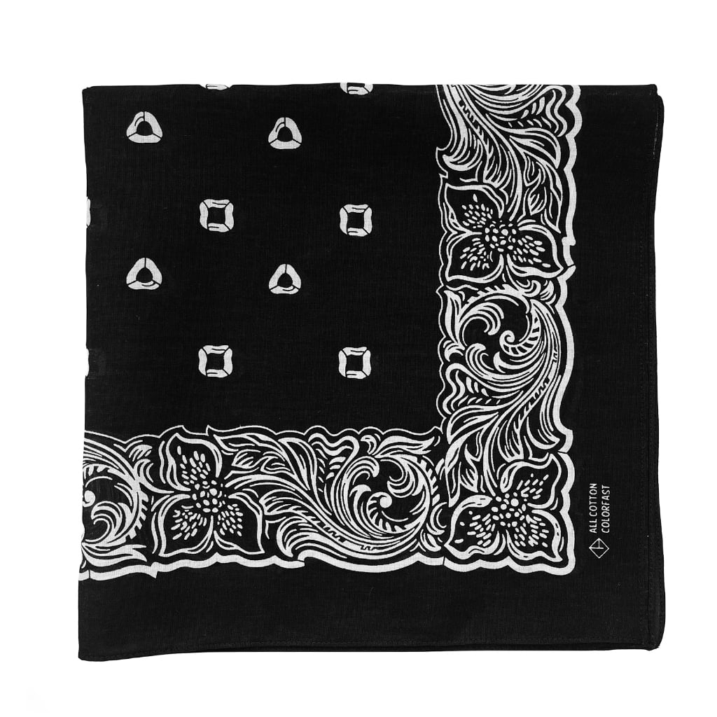 ROZYARD Unisex Party Print Bandannas Fashion Neck Scarf Square ...